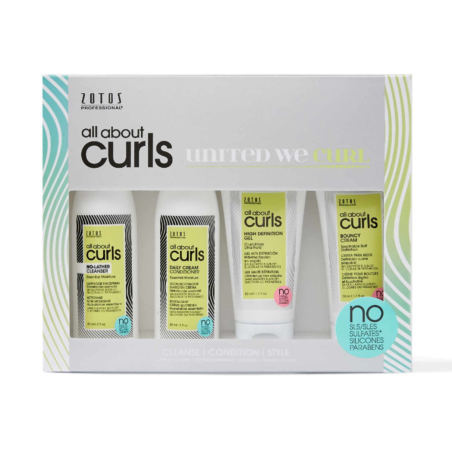 SANICOSMETICOS. All About Curls KIT DE INICIO